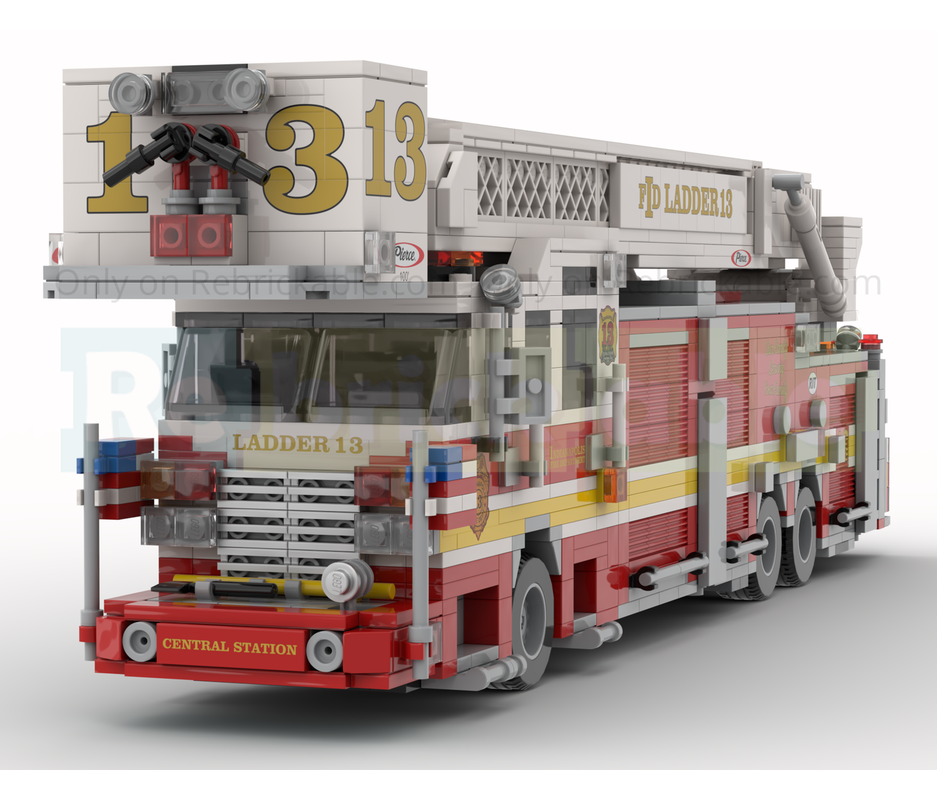 LEGO MOC 2021 Pierce Arrow XT Tower Ladder Fire Truck Indianapolis by ...