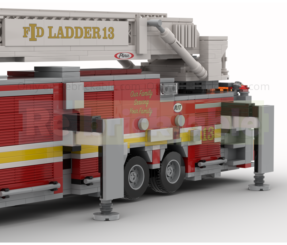LEGO MOC 2021 Pierce Arrow XT Tower Ladder Fire Truck Indianapolis by ...