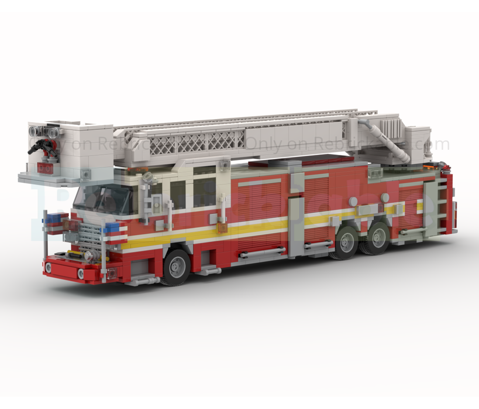 LEGO MOC-241349 2021 Pierce Arrow XT Tower Ladder Fire Truck ...
