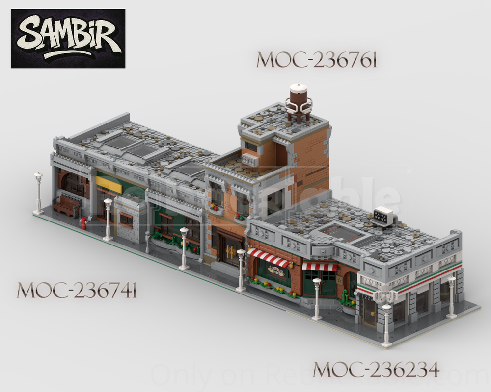 LEGO MOC-241352 Prime-Time-Building Foundation Bundle by Sambir ...