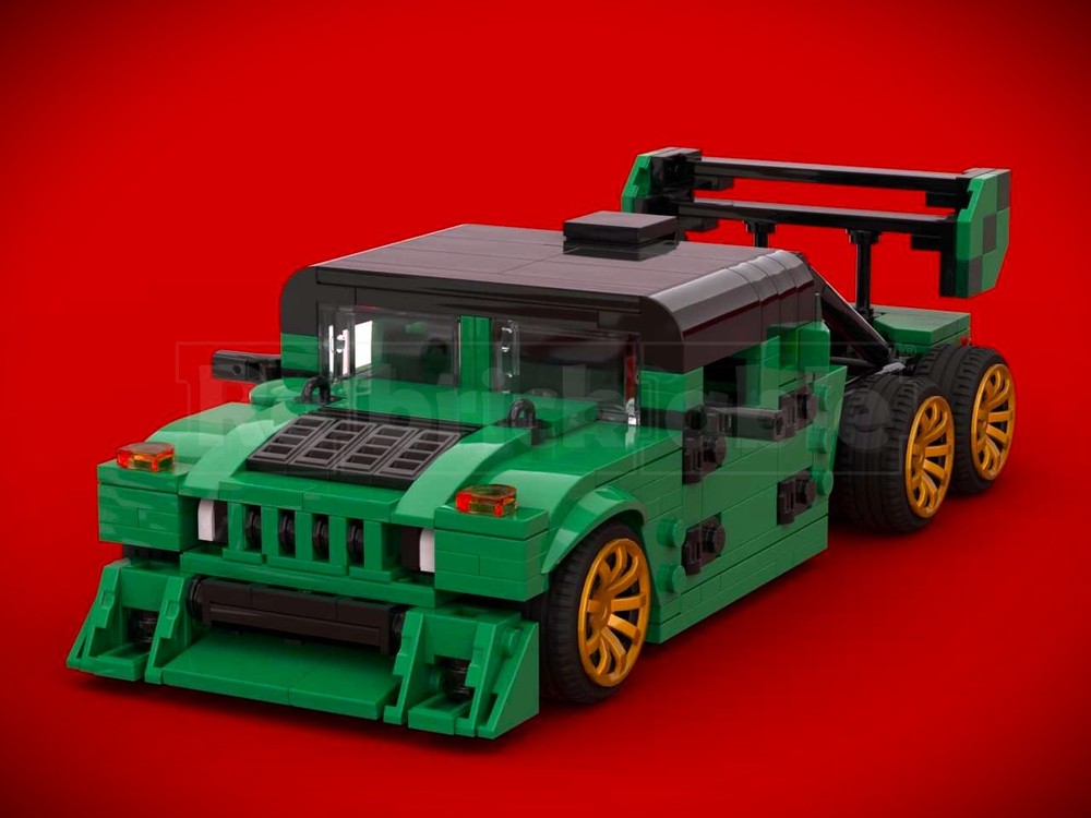 LEGO MOC-241354 6x6 Hellcat Humvee by Sweeng | Rebrickable - Build with ...