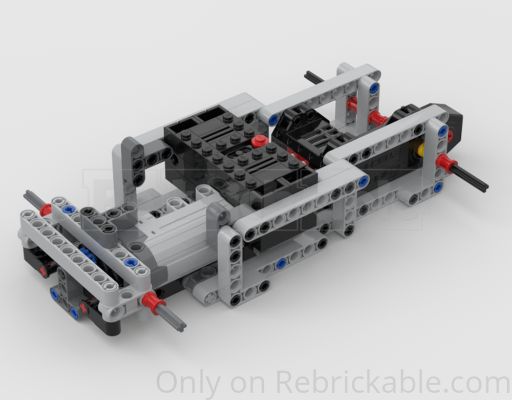 LEGO MOC Simple RC Chassis (With BuWizz 3.0) by GEARS for YEARS ...