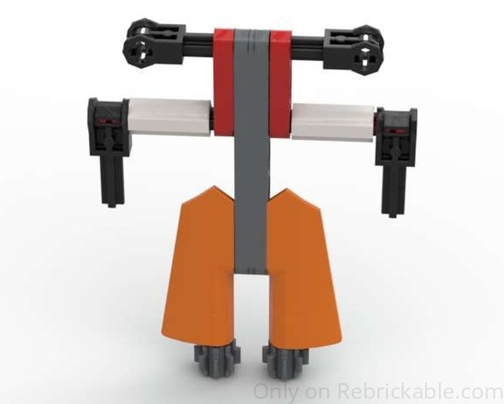 LEGO MOC Tiny Chainsaw Dude by PIGGY PIGGLE | Rebrickable - Build with LEGO