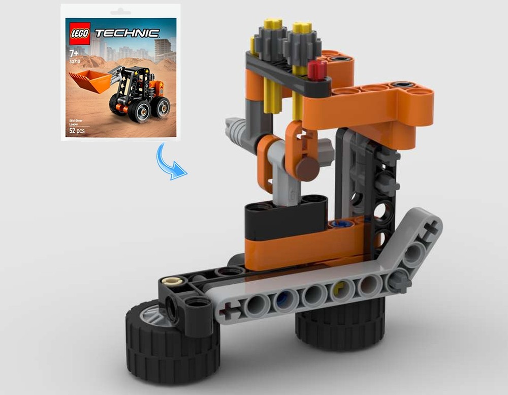 LEGO MOC-241370 Twin Cylinder Engine 30710 Alternate Build by ErikGS ...