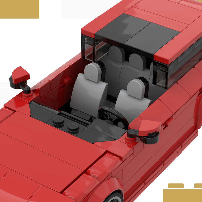 LEGO MOC Volvo V60 T8 Polestar Red by Brick-My-Ride | Rebrickable ...