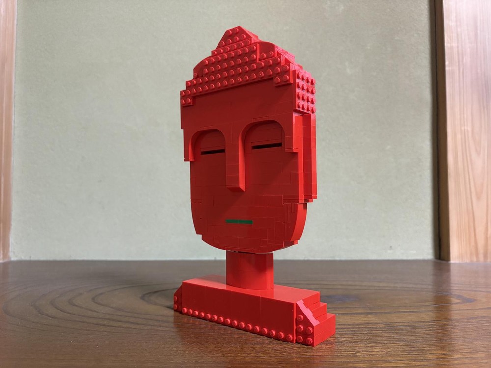 LEGO MOC-241381 Buddha head by KYOKUGEN | Rebrickable - Build with LEGO