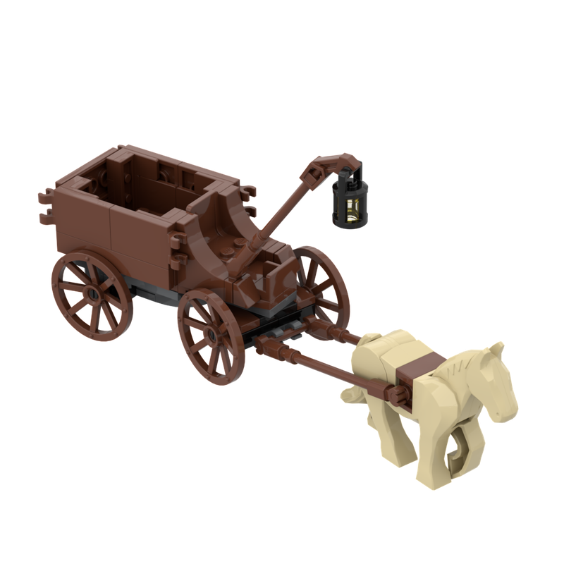 LEGO MOC-241388 Simple Medieval Wagon / Utility Cart by woodwarden ...