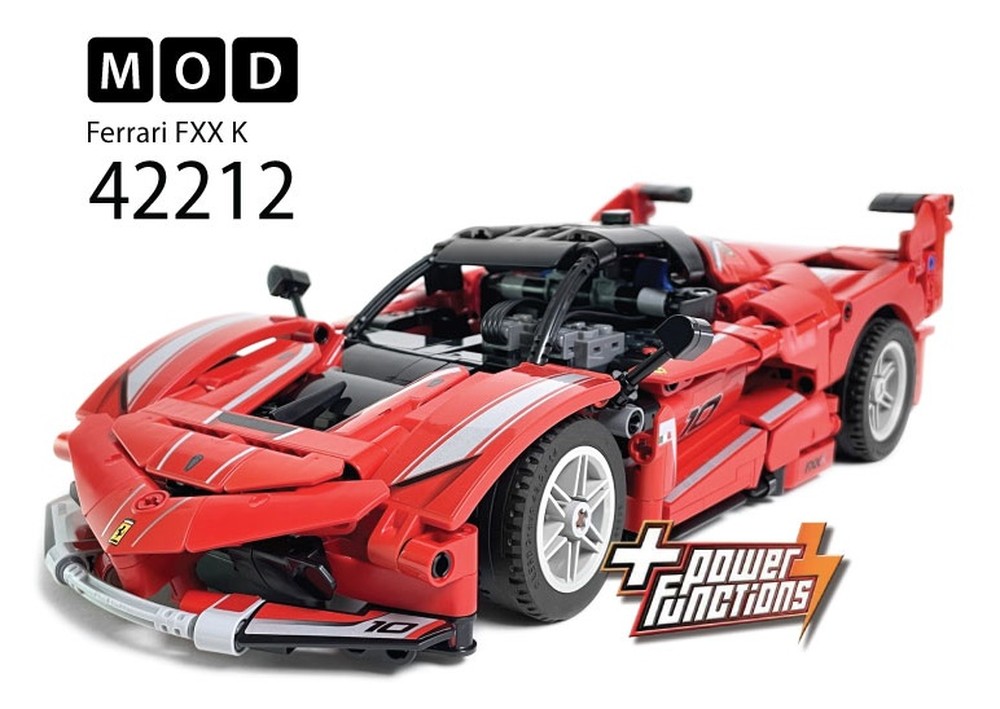 LEGO MOC 42212 페라리 FXX K RC MOD for Power Function Motors by otrans ...