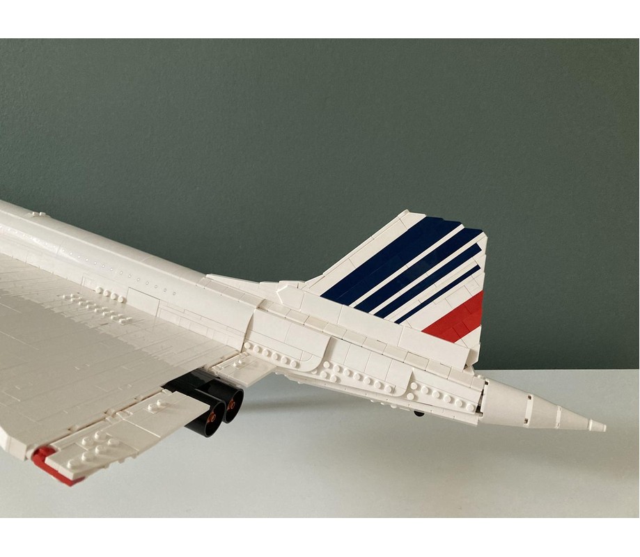LEGO MOC-241412 AirFrance livery for Concorde 10318 by Torwek ...
