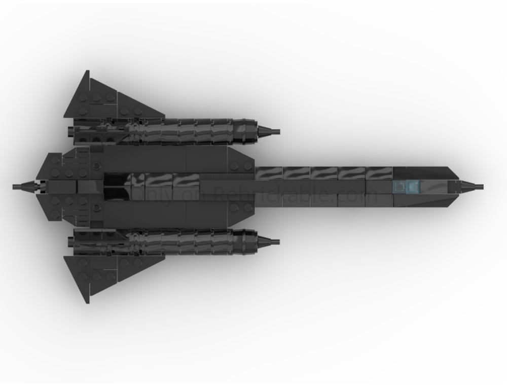 LEGO MOC Maestro's SR-71 Blackbird by maestro_of_bricks | Rebrickable ...