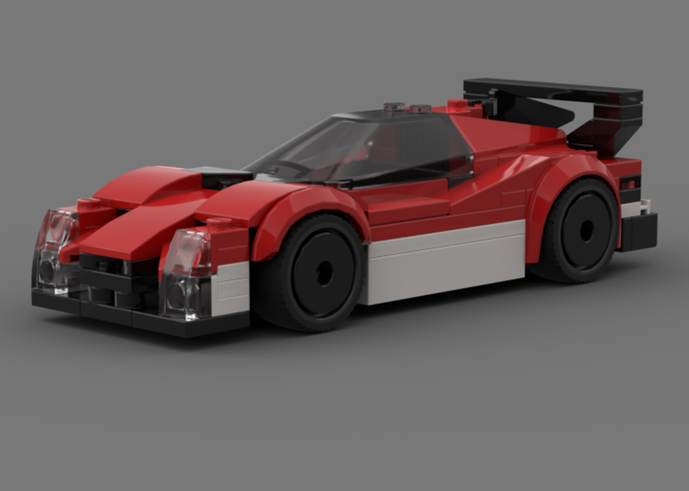 LEGO MOC-241420 red endurance racing car by Brickies | Rebrickable ...