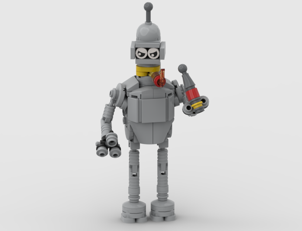LEGO MOC Bender by DrippyBricks | Rebrickable - Build with LEGO