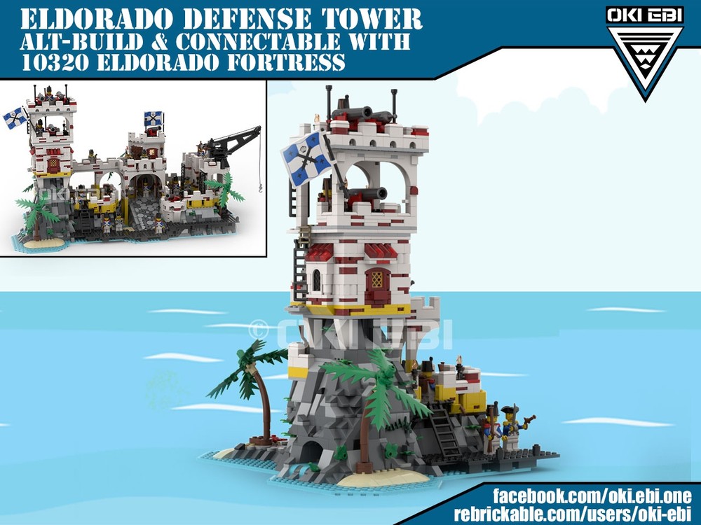 LEGO MOC Alt - 10320 Eldorado Fortress - DEFENSE TOWER by oki-ebi ...