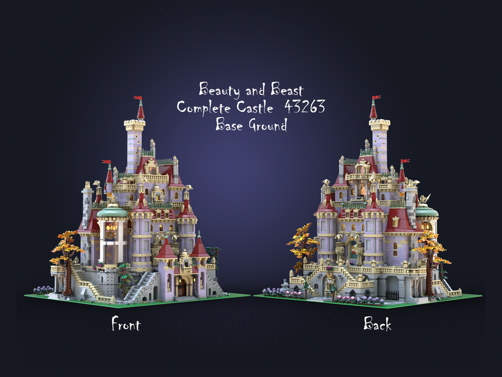 LEGO MOC-234606 Beauty and Beast Castle Complete by Fanpeixi ...