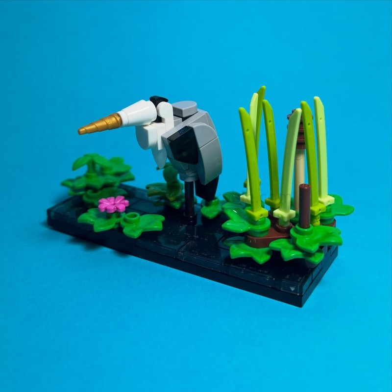 LEGO MOC-241474 the grey heron by William van Bricks | Rebrickable ...