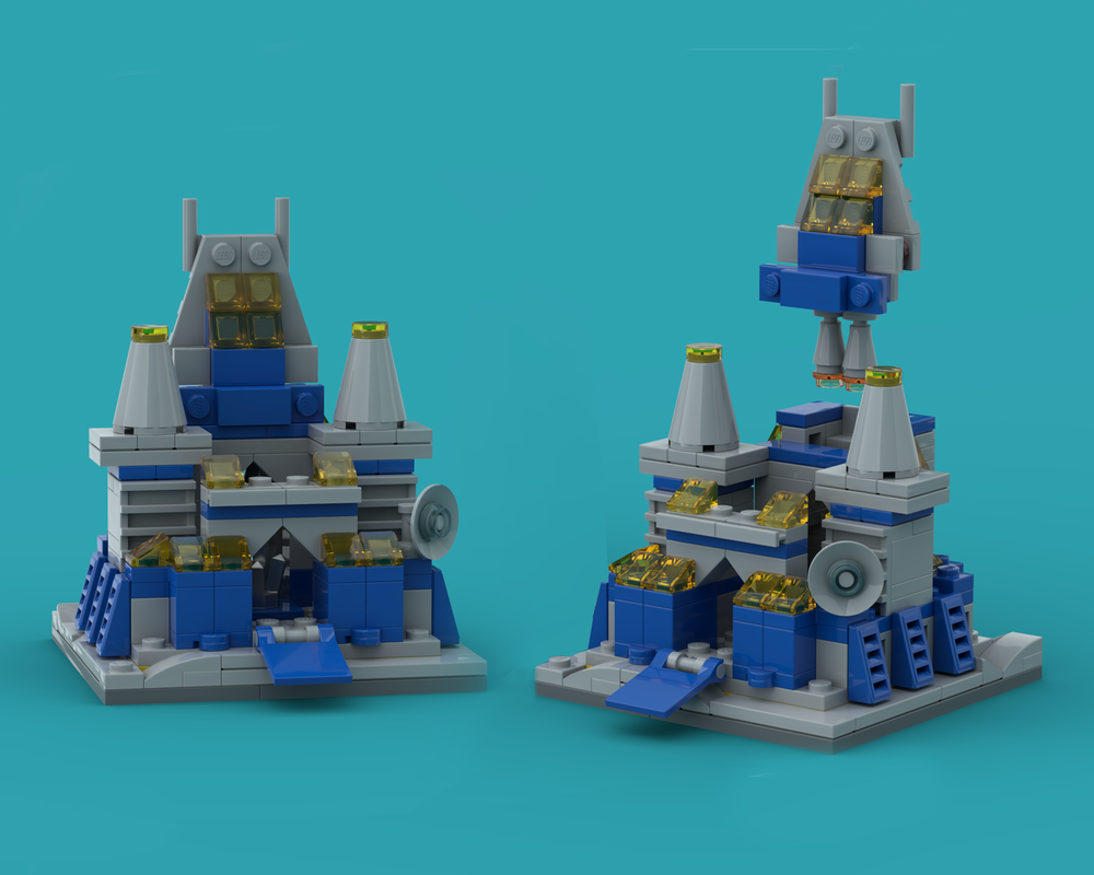 LEGO MOC-241498 Classic Space Castle by clickbrickworks | Rebrickable ...