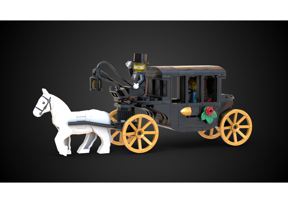 LEGO MOC Closed Top Carriage by PocketAsparagus | Rebrickable - Build ...