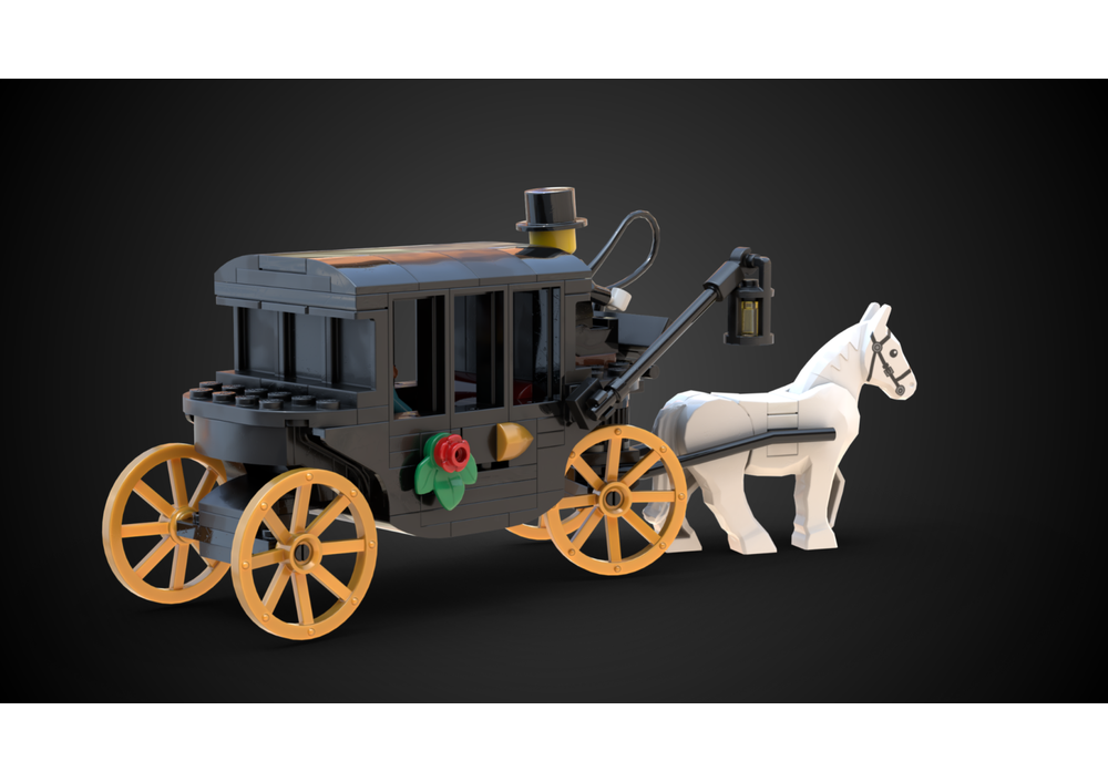 LEGO MOC Closed Top Carriage by PocketAsparagus | Rebrickable - Build ...