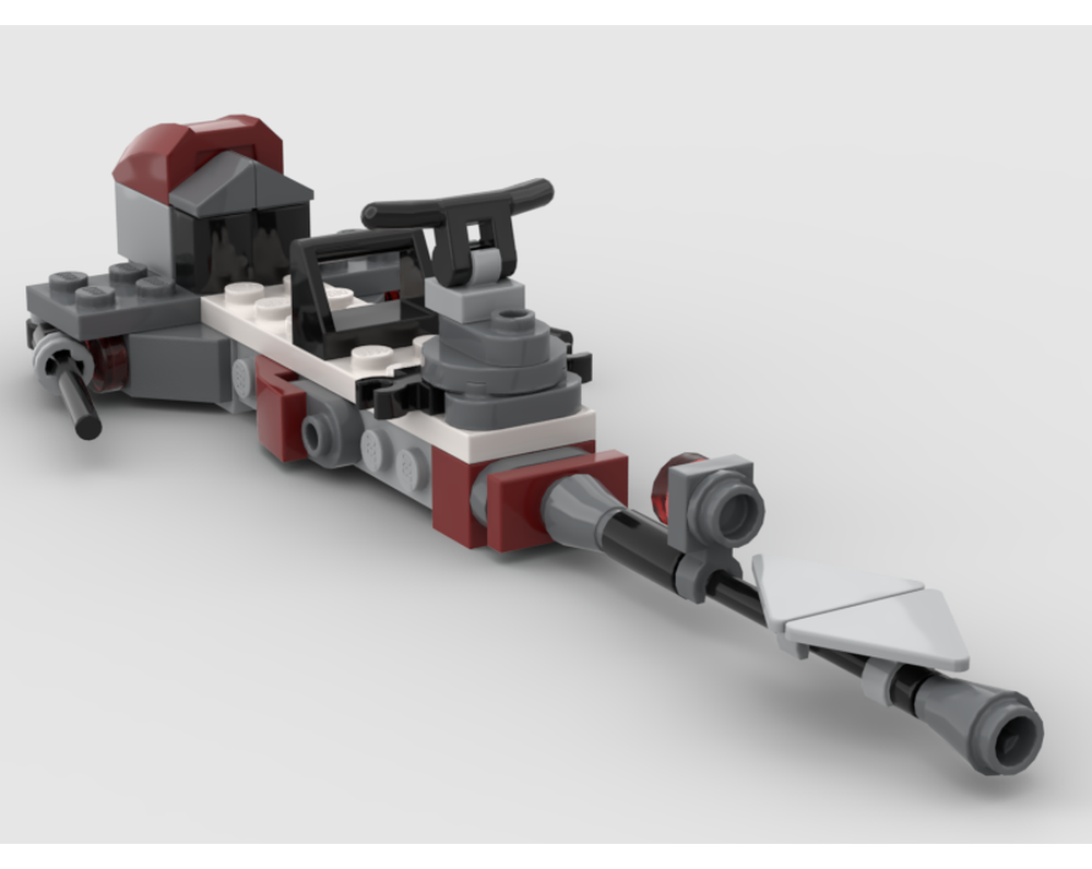 LEGO MOC Hevy Speeder, Droid Turret and mini shield generator, Alt ...