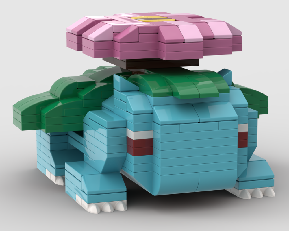 LEGO MOC-241516 Charizard, Blastoise, Venusaur - Kanto Starter Final ...