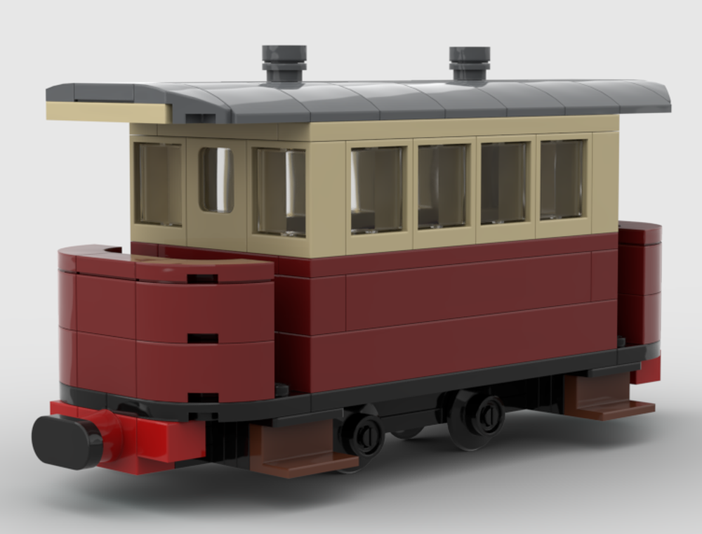 LEGO MOC-241521 Tram Carriage by Brickmaster624 | Rebrickable - Build ...