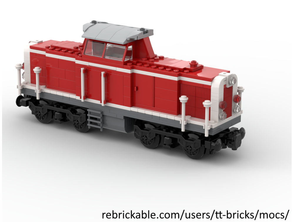 LEGO MOC DB BR 212 (V 100) Locomotive (6W) by tt-bricks | Rebrickable ...