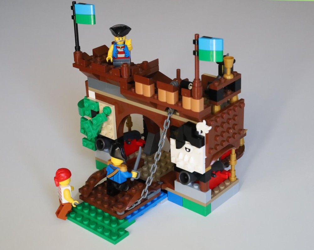 LEGO MOC-241535 Pirates' Mini Fort by Jengoli | Rebrickable - Build ...