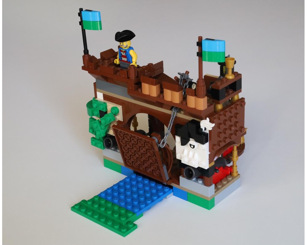 LEGO MOC Pirates' Mini Fort by Jengoli | Rebrickable - Build with LEGO