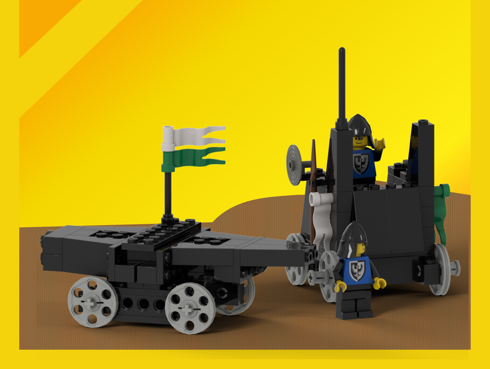 LEGO MOC Siege tower and battering ram by pinplateclip | Rebrickable ...