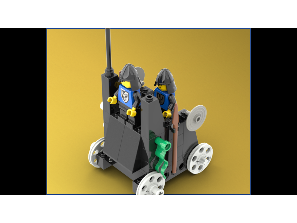 LEGO MOC Siege tower and battering ram by pinplateclip | Rebrickable ...