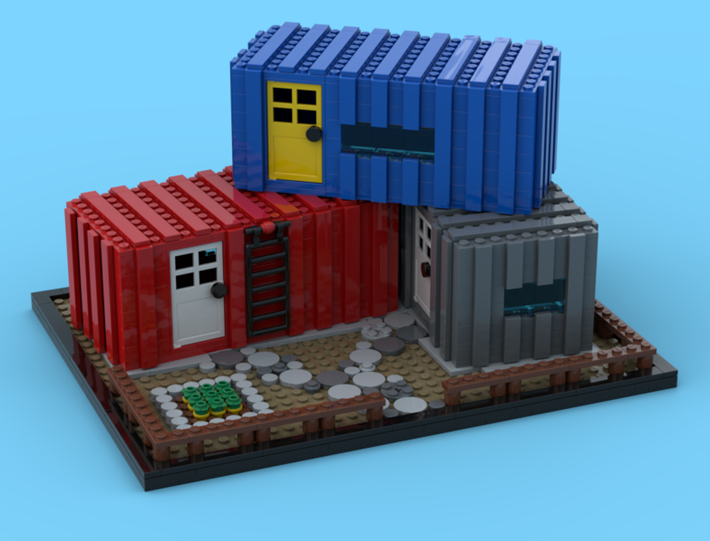 LEGO MOC-241559 Container House by The_Brick07 | Rebrickable - Build ...