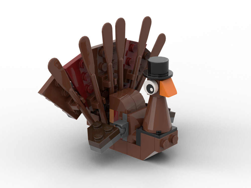 LEGO MOC-241561 Thanksgiving Turkey by brickbicycle | Rebrickable ...