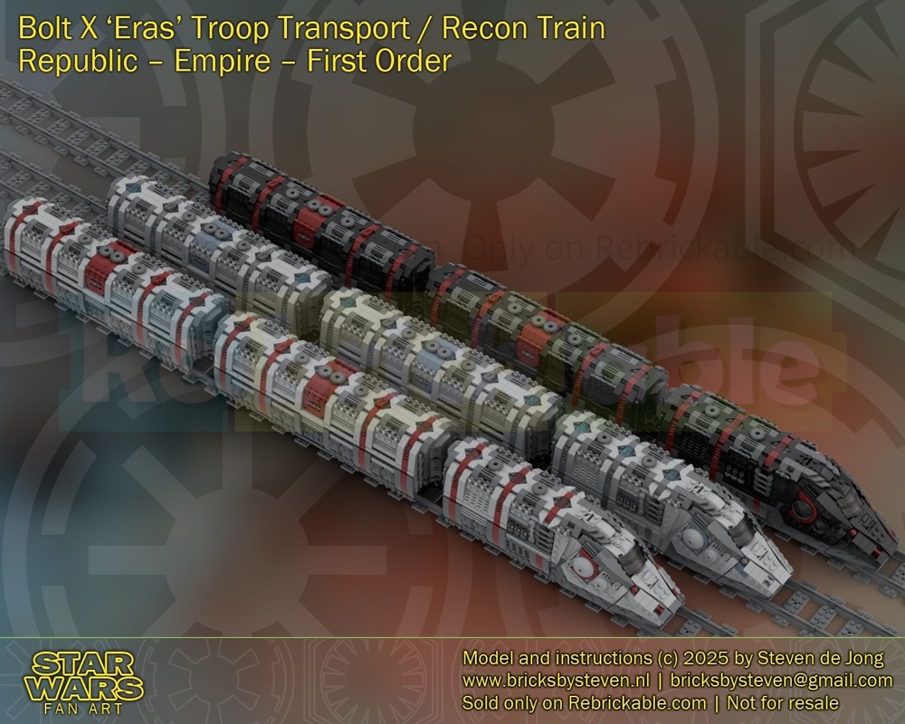 LEGO MOC-241591 Bolt X 'Eras' Troop Transport / Recon Train by ...