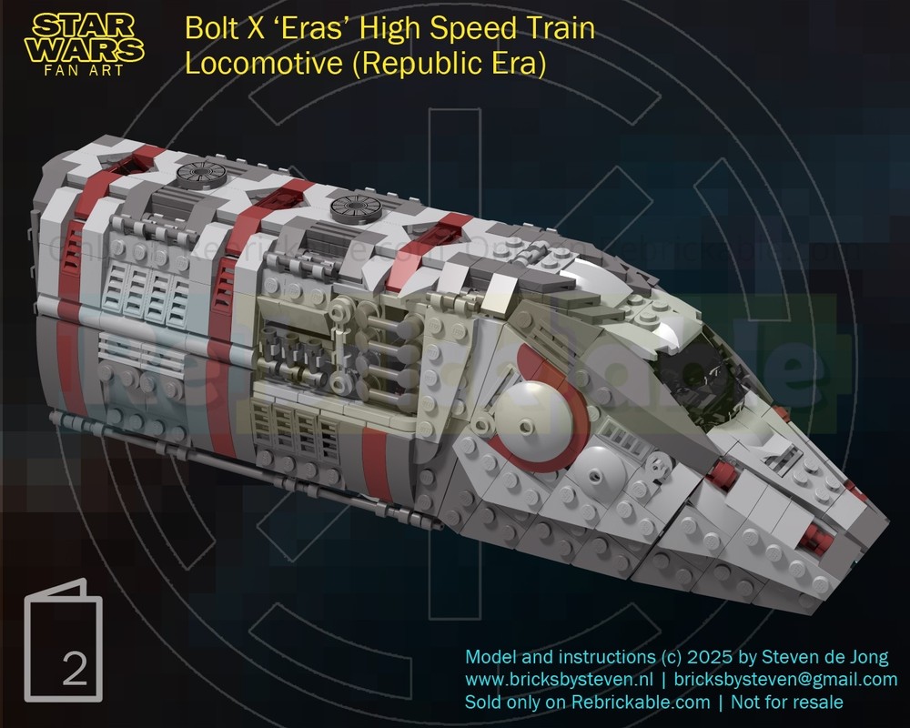LEGO MOC-241591 Bolt X 'Eras' Troop Transport / Recon Train by ...