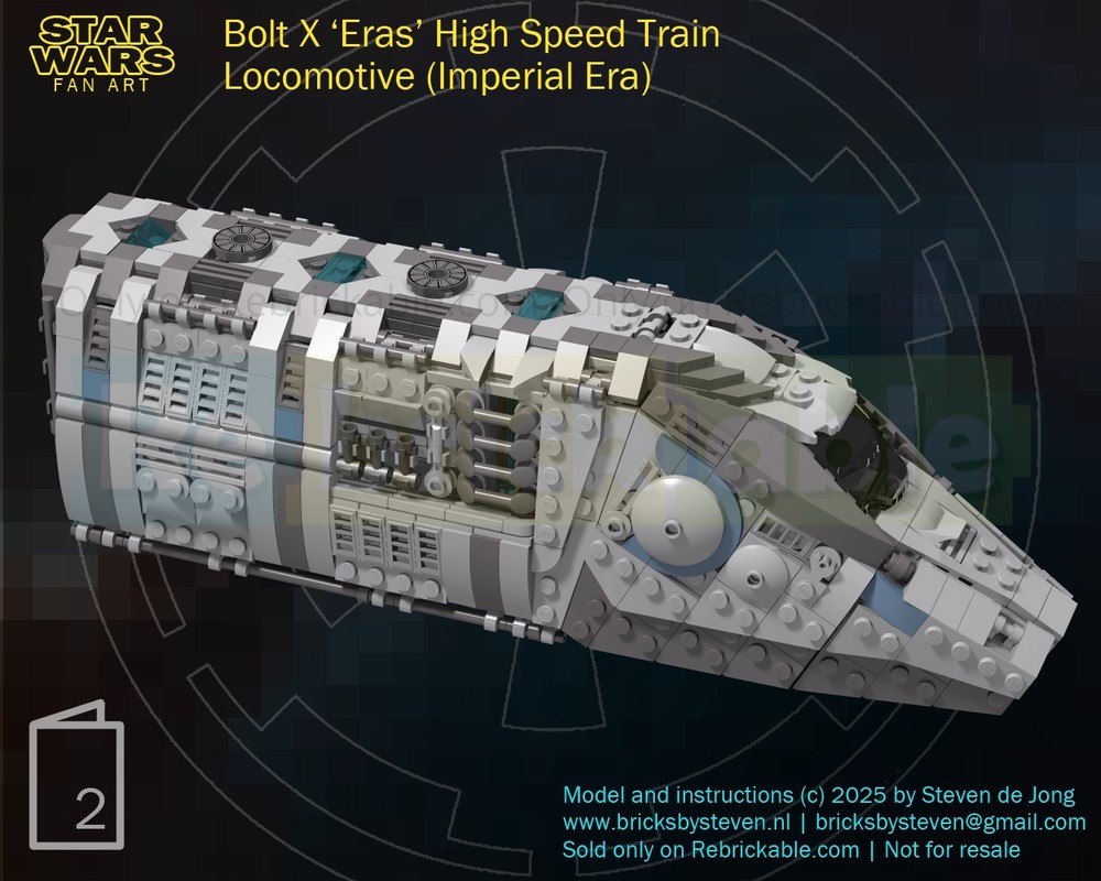 LEGO MOC-241591 Bolt X 'Eras' Troop Transport / Recon Train by ...
