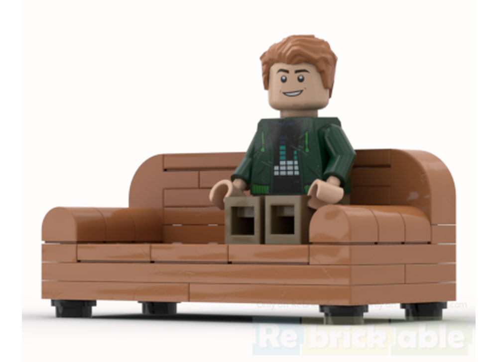 LEGO MOC Basic Furniture: Comfy Couch by Shrimpy Studios | Rebrickable ...