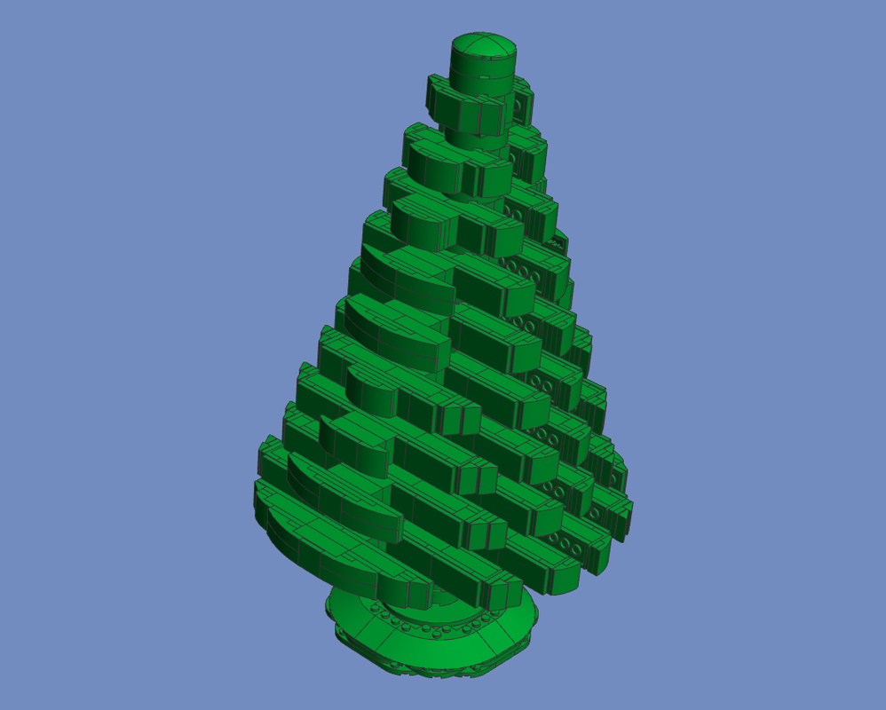 LEGO MOC Upscale large Pine Tree by lostcontinent | Rebrickable - Build ...