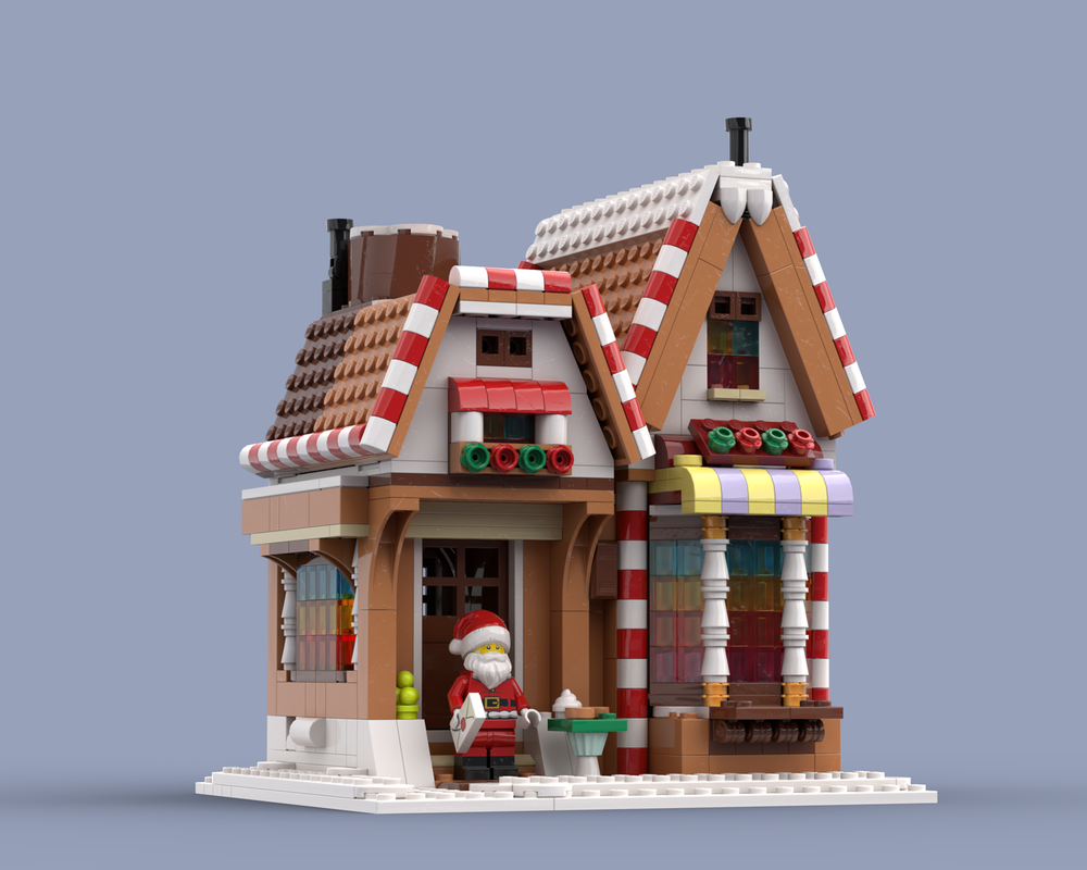 LEGO MOC 40809 Christmas Gingerbread House – Winter Village Alternate ...