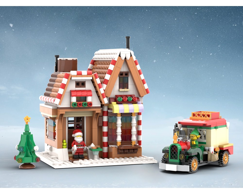 LEGO MOC 40809 Christmas Gingerbread House – Winter Village Alternate ...