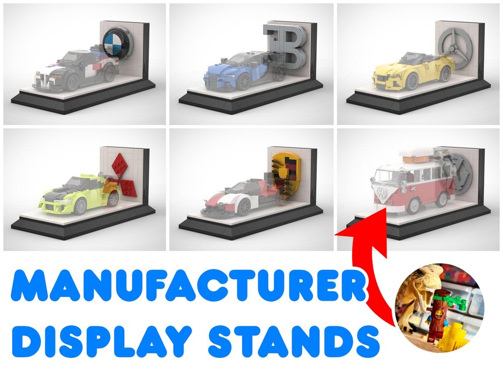 LEGO MOC Car Manufacturer Display Platform by IBrickedItUp ...