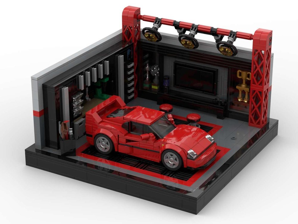 LEGO MOC-241620 The Ultimate Lego Car Garage Display Diorama by ...
