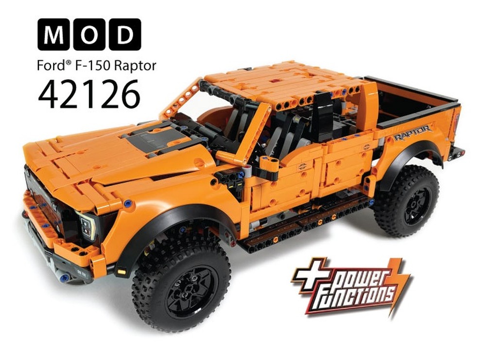 LEGO MOC 42126 Ford F-150 Raptor RC MOD for Power Function Motors by ...
