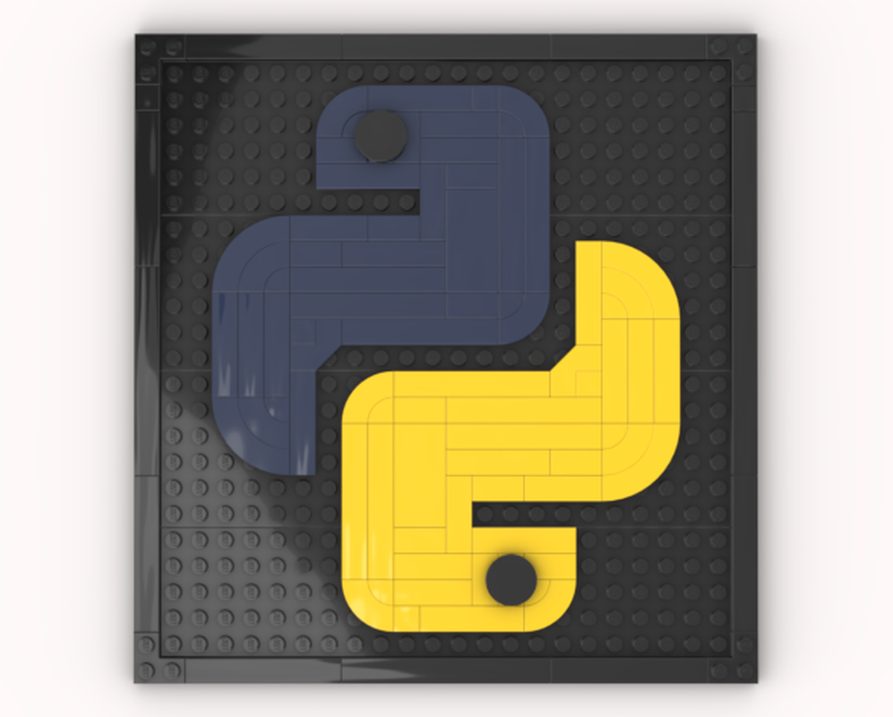 LEGO MOC Python Logo – CB004 by cfrBernard | Rebrickable - Build with LEGO