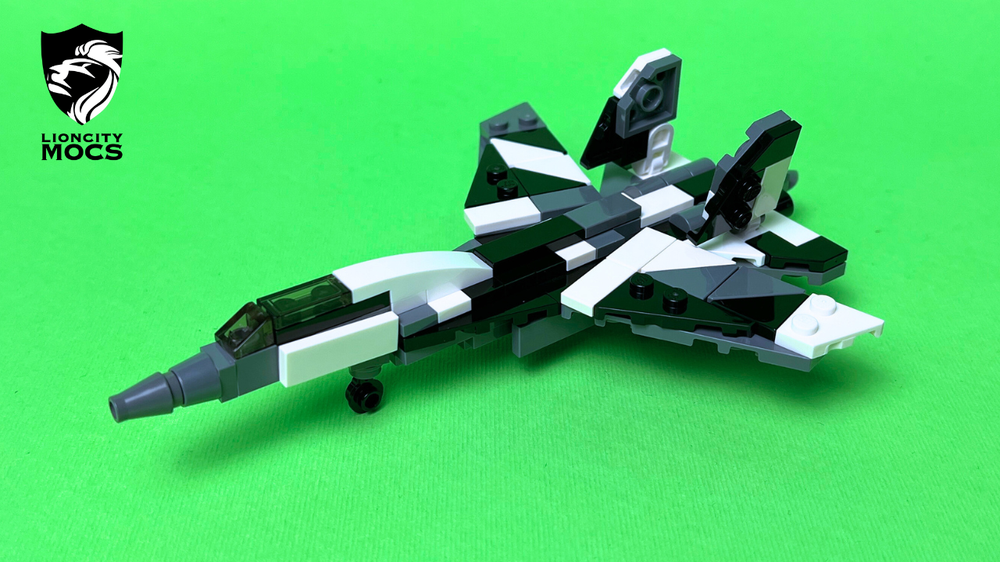 LEGO MOC-241629 Su-35 Lego Tutorial (1:120) by Lioncity Mocs ...