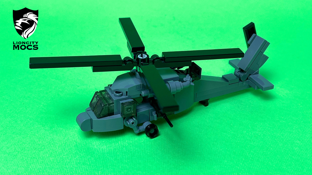 LEGO MOC HH-60 Pave Hawk Lego Tutorial (1:120) by Lioncity Mocs ...