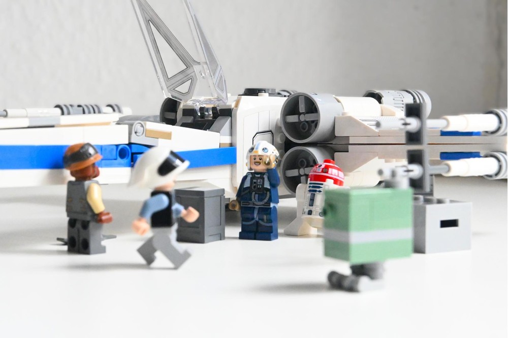 LEGO MOC Blue Leader Rebel Fighter by Sebulba56 | Rebrickable - Build ...