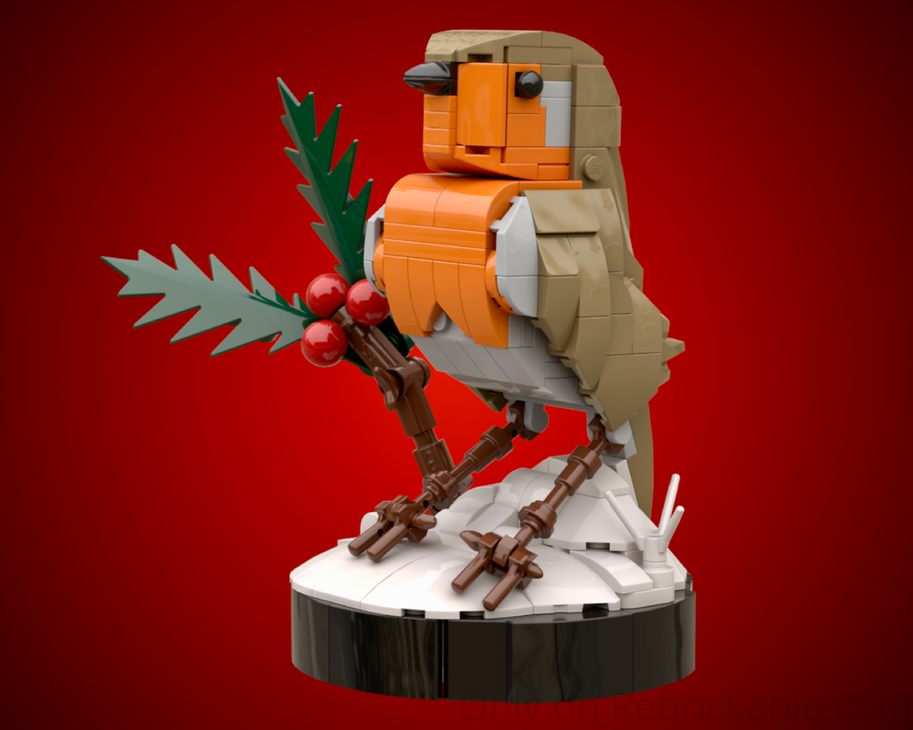 LEGO MOC-241690 Robin in Winter by Brickicist | Rebrickable - Build ...