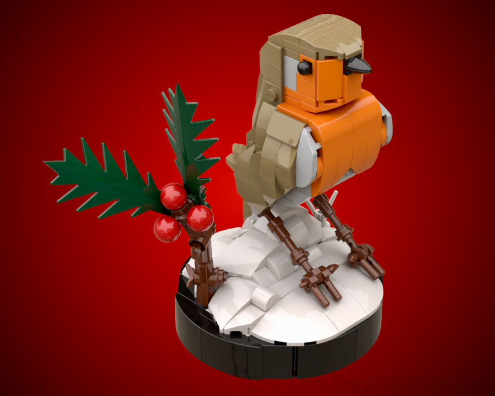 LEGO MOC Robin in Winter by Brickicist | Rebrickable - Build with LEGO