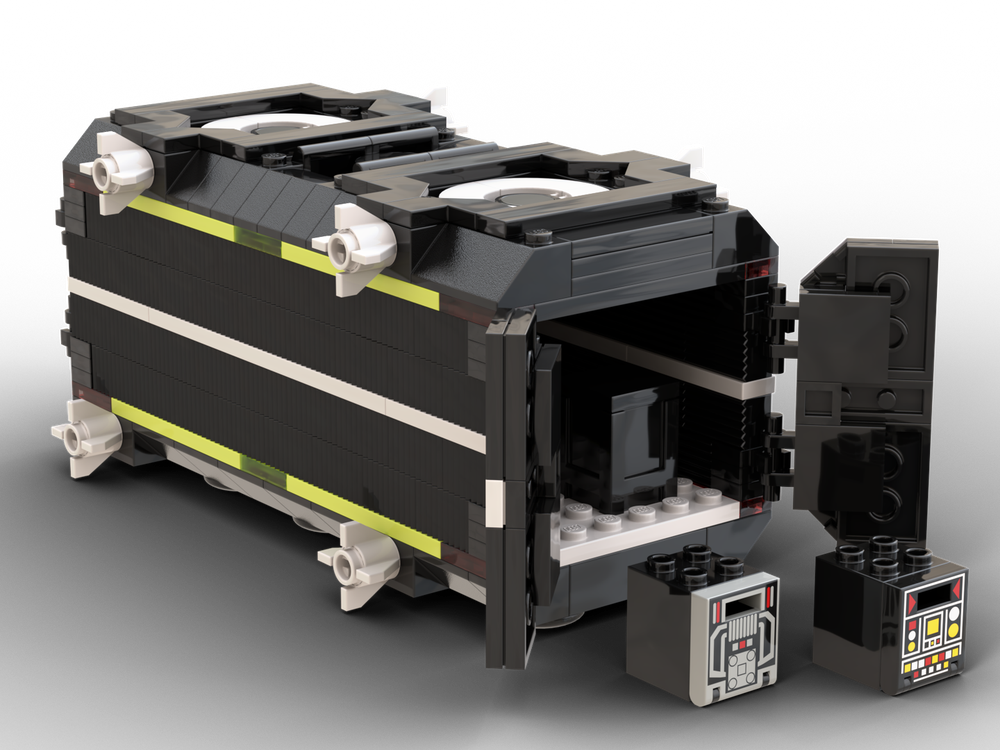 LEGO MOC-241706 Space Shipping container - with BTII loading drone by ...