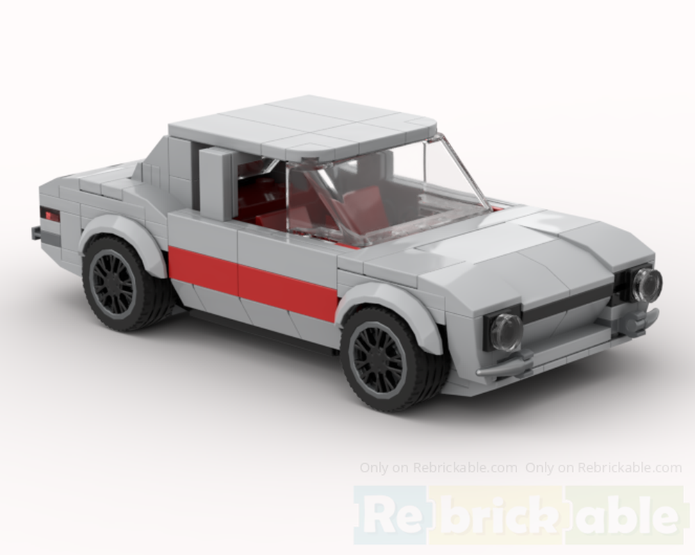 LEGO MOC Ford Escort MK1 gray by JW_Buildsnz | Rebrickable - Build with ...